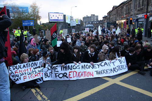 Student protests against cuts and fees photo gallery, November 24 2010 ...